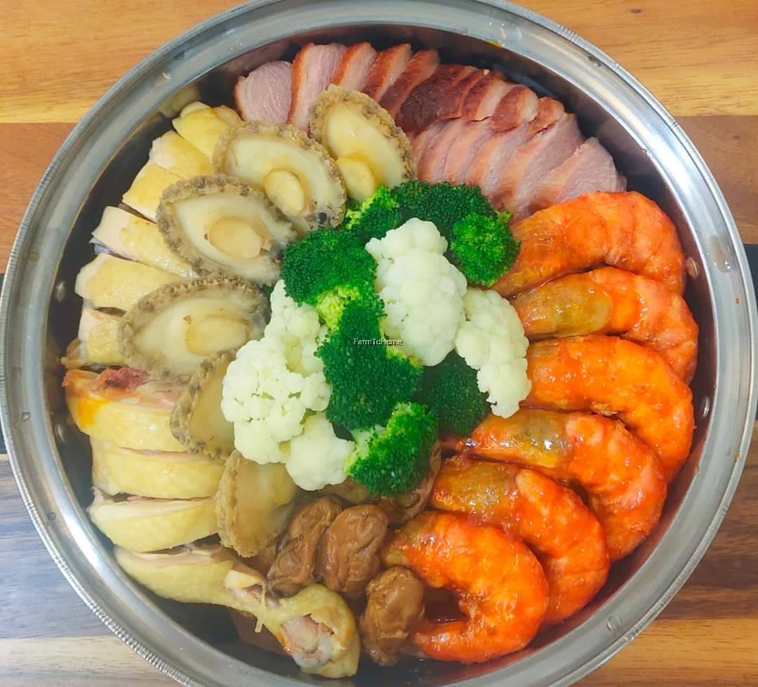 FTHD Prosperous Poon Choy (L Size 8-10pax, M Size 5-6pax) 发财盆菜 (大：适8-10 ...