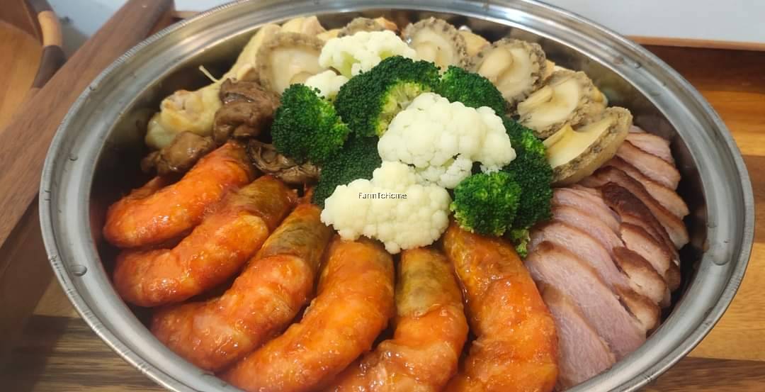 FTHD Prosperous Poon Choy (L Size 8-10pax, M Size 5-6pax) 发财盆菜 (大：适8-10 ...